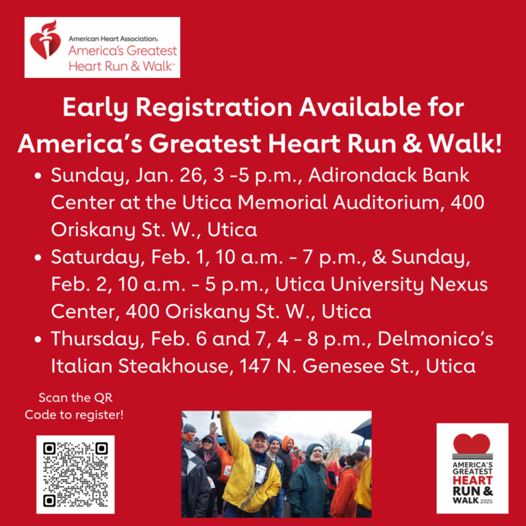 Early registration for America’s Greatest Heart Run & Walk – Eastern ...